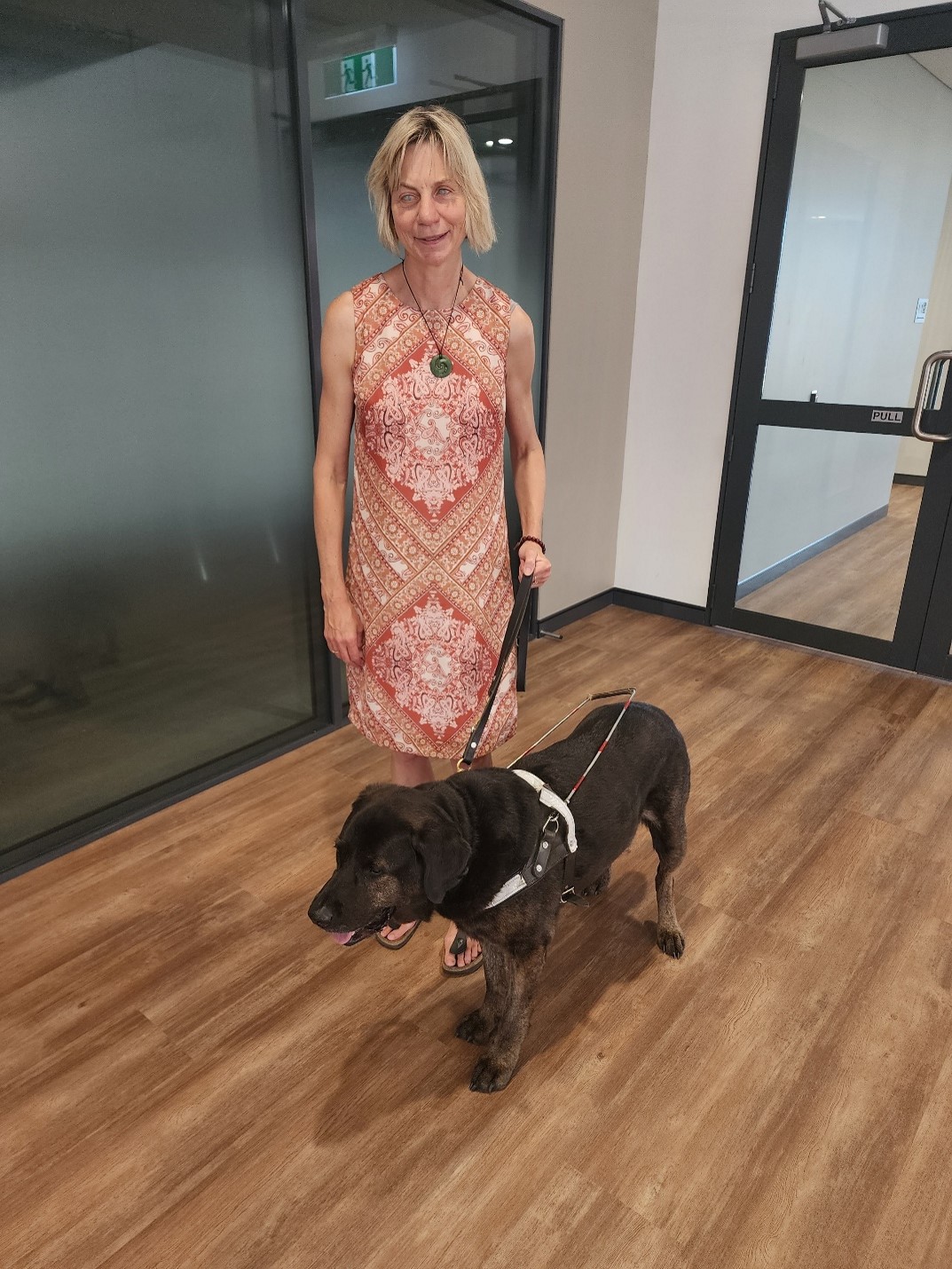 Blind Low Vision NZ - Maria’s new leash on life